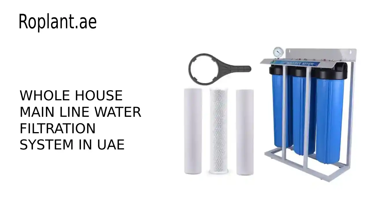 MAIN LINE WATER FILTRATION SYSTEM - ROPLANT